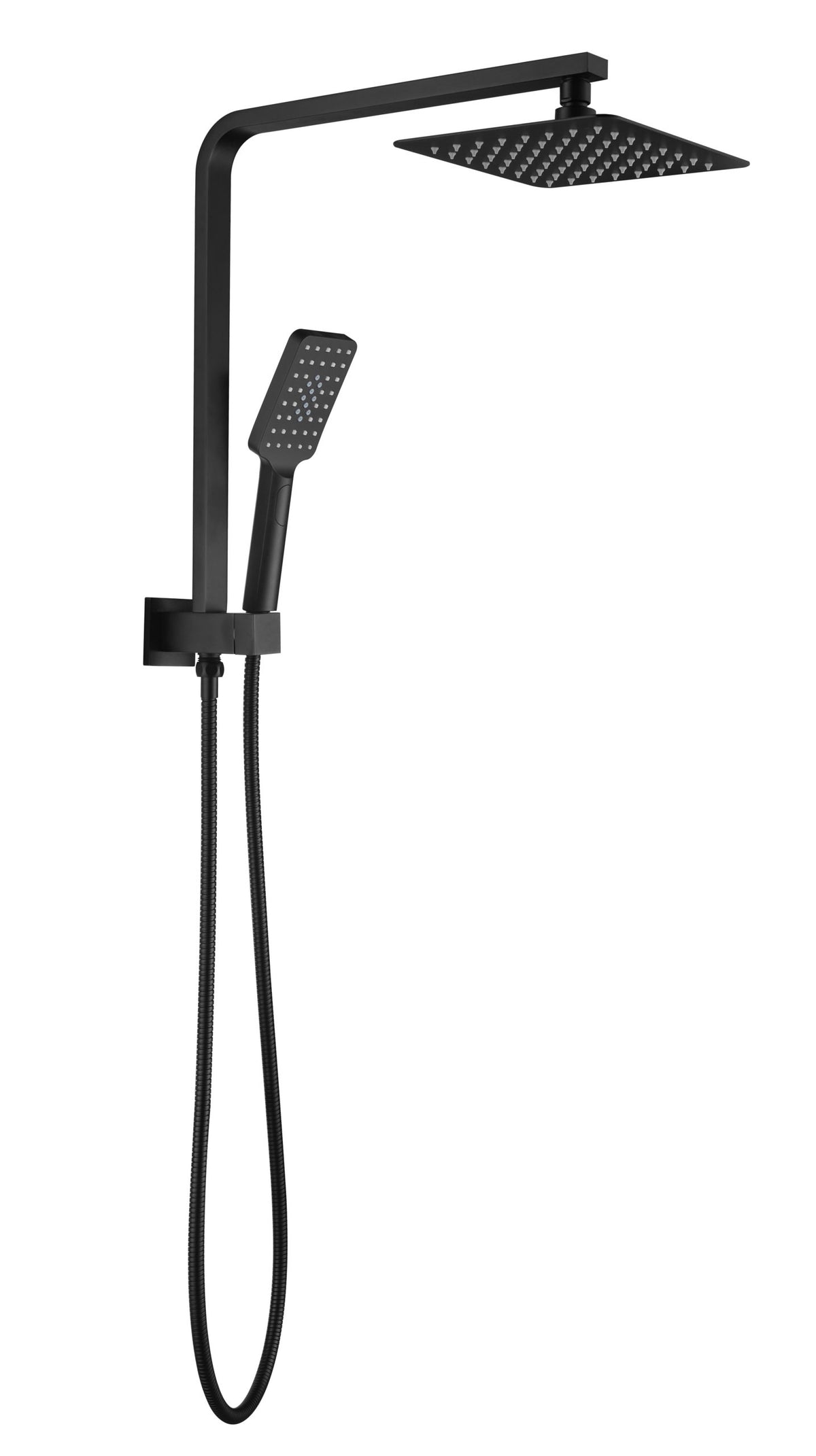 S2018B Twin Black Shower Column — Renovation Square