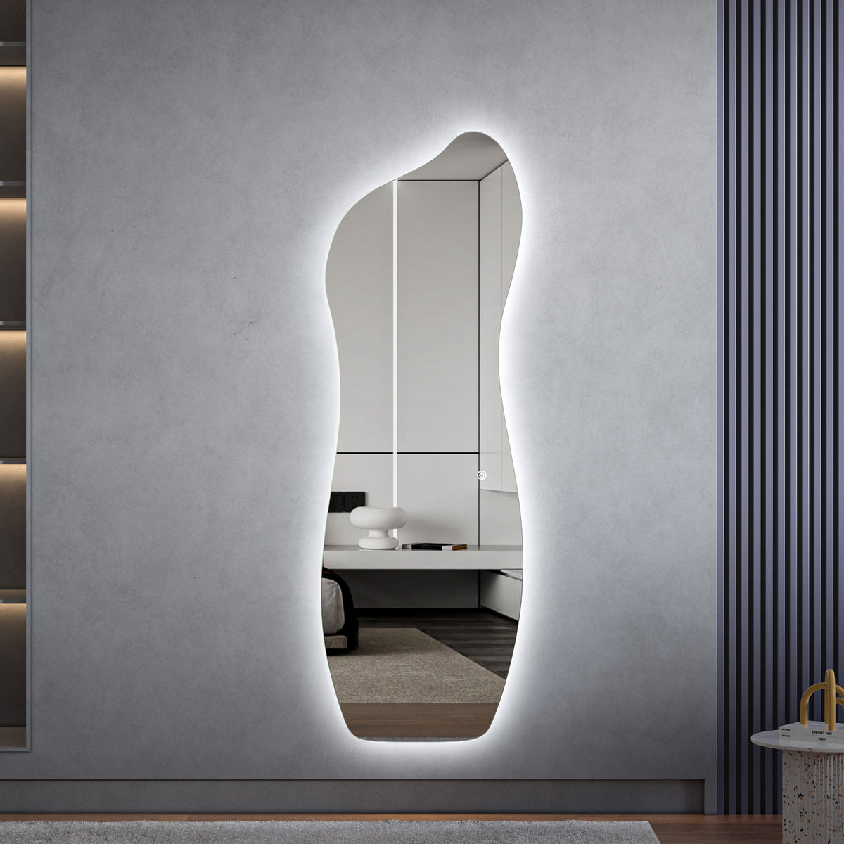 LED Mirror 500x1500 Frameless Touch Backlit LED Mirror MR9-A-50150 ...